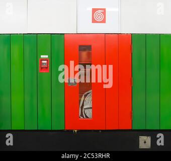 Fire hydrant on brazilian subway station Stock Photo - Alamy