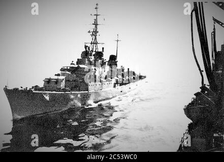 USS Kalamazoo at sea Stock Photo - Alamy