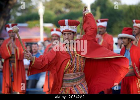 Turkey. Traditional Ottoman Marching band playing at a festival in ...