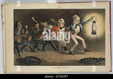 In the Chinese labyrinth Stock Photo - Alamy