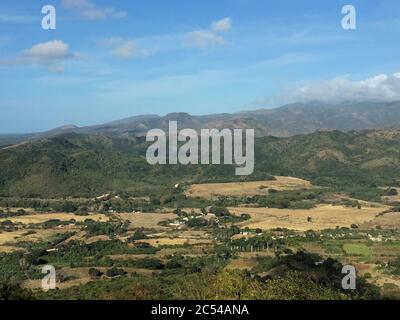 Landscape and fantastic panorama view around Trinidad in Cuba Stock ...