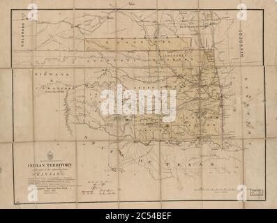 Indian Territory, with part of the adjoining state of Kansas, &c ...