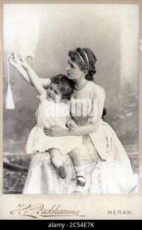Maria Josepha with her children Stock Photo - Alamy