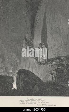 Inferno Canto 26 verses 46 49 Stock Photo - Alamy