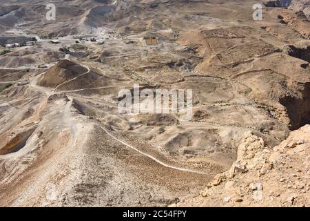 Roman Ramp at Masada Masada Siege Ramp Stock Photo - Alamy