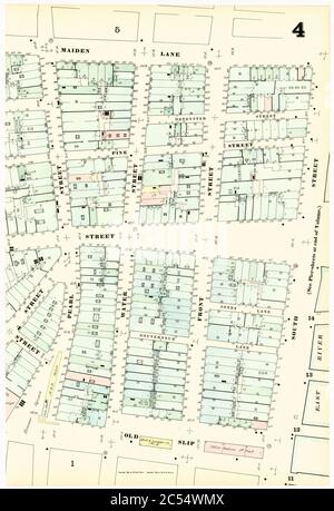 Insurance maps of the city of New York Stock Photo - Alamy