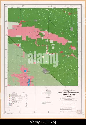Interpretative map of agricultural land distribution and general soils ...
