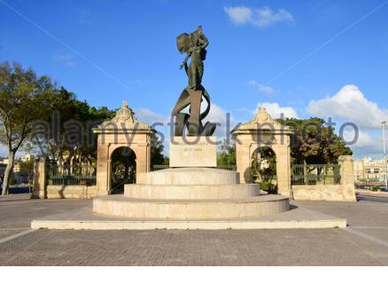 Independence Monument, Floriana, Valletta, Malta | Independence Stock ...