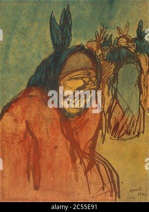 *Group of Cretins in Boí* by Isidre Nonell depicts a group of ...