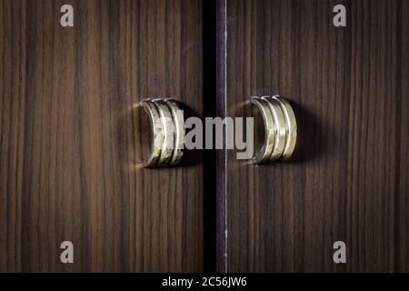 The old mysterious closet in the attic is ajar Stock Photo - Alamy