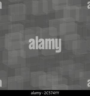 Transparent Gray Tiles Seamless Pattern, 3D Illustration Stock Vector ...