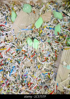 frame of messy confetti Stock Photo - Alamy