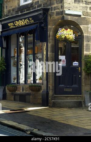 Shop in Pateley Bridge, Nidderdale, North Yorkshire Stock Photo - Alamy