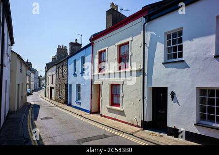 Malew Street in Castletown, Isle of Man Stock Photo - Alamy