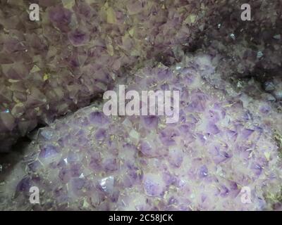 A closeup shot of sparkling purple Amethyst crystals Stock Photo - Alamy