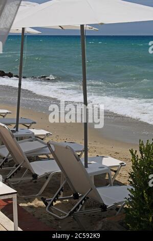 Skala Fourkas, Halkidiki/Greece – August 6, 2015: Traditional Greek ...