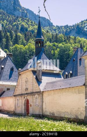 monastery of the Grande Chartreuse at the foot of the Grand Som ...