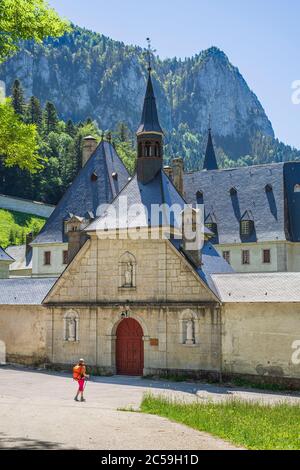 monastery of the Grande Chartreuse at the foot of the Grand Som ...
