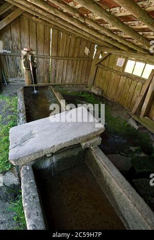 France, Haute Saone, Beulotte Saint Laurent, Saint Laurent church dated ...