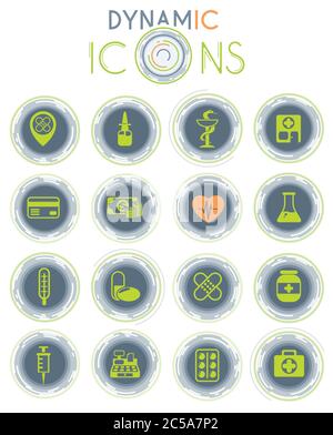 drug store dynamic icons Stock Vector Image & Art - Alamy