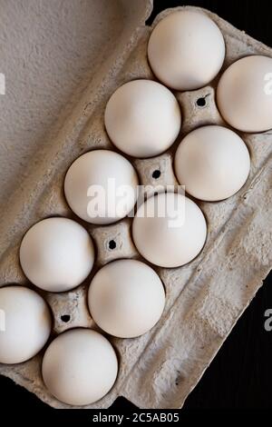 Easter eggs on a dark background Stock Photo - Alamy