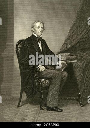 John Tyler was the tenth President of the United States (1841–1845 ...