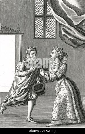 Thomas Coryate (Coryat), English traveller and author Stock Photo - Alamy