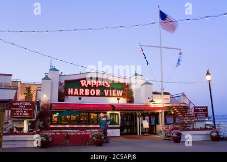 Rappa's Harbor View restaurant on Fisherman's Wharf,Monterey,California ...