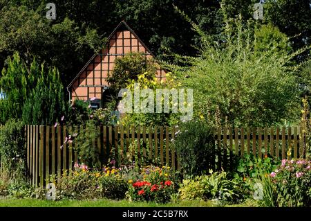 Rundling Schreyahn, Wendland, Lower Saxony, Germany Stock Photo - Alamy