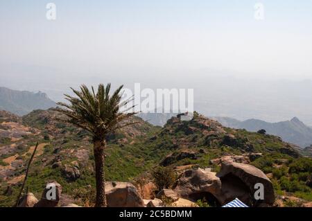 landscape of mount abu from guru shikhar top Stock Photo - Alamy