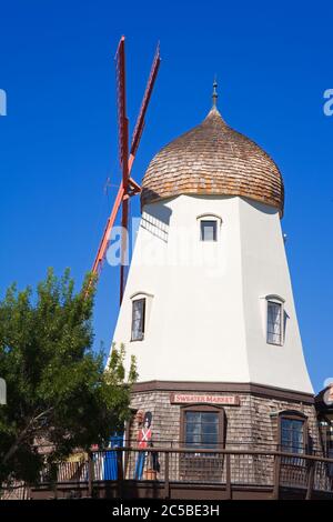 Windmill on Alisal Road, Solvang, Santa Barbara County, Central ...