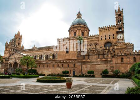The Cathedral of Palermo is an iconic architectural landmark in Sicily ...