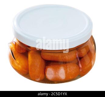 Pork sausages over wooden background Stock Photo - Alamy