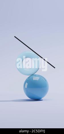 Balancing composition from figures Stock Photo - Alamy