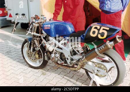 Over Racing Projects Super Mono Race Bike Stock Photo - Alamy