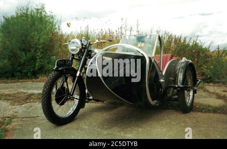 Ariel Square Four Motorbike and Garrard S90 Sidecar 1953-1958 Stock ...