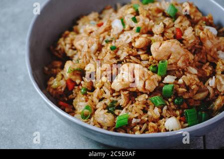 Homemade Chinese Smoky fried rice, selective focus Stock Photo - Alamy
