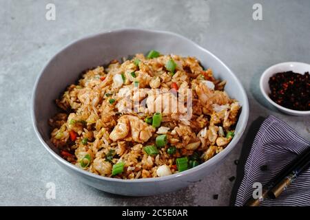 Homemade Chinese Smoky fried rice, selective focus Stock Photo - Alamy