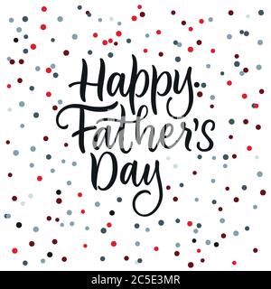 Happy father's day. Lettering. Banner Sale Brush text pattern Stock ...