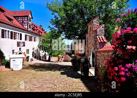 Visiting Medieval Hellenstein Castle a Sunny Summer Day, Heidenheim ...