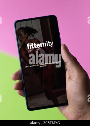 Assam, india - July 1, 2020 : Fitternity a health and fitness app Stock ...
