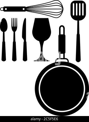 Kitchen utensil glass icon Stock Vector Image & Art - Alamy