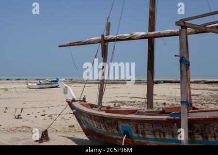 Al Ruwais, Al Shamal, beach and fishing village in northern Qatar ...
