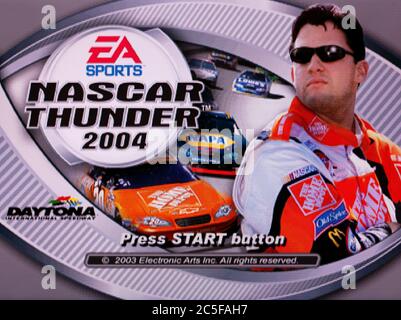 Nascar Thunder 2004 - Sony Playstation 2 PS2 - Editorial use only Stock ...