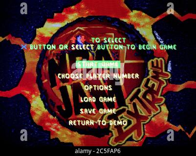NBA Jam Extreme - Sony Playstation 1 PS1 PSX - Editorial use only Stock ...