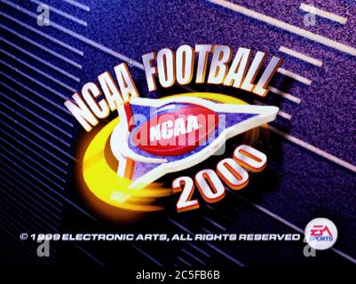 NCAA Football 2000 - Sony Playstation 1 PS1 PSX - Editorial use only ...