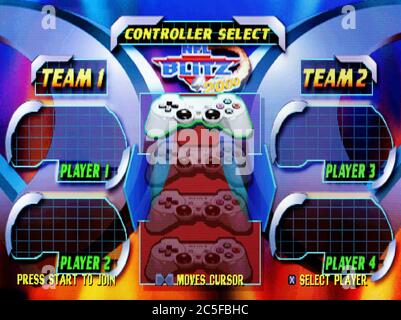 NFL Blitz 2000 - Sony Playstation 1 PS1 PSX - Editorial use only Stock ...