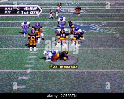 NFL Quarterback Club 97 - Sony Playstation 1 PS1 PSX - Editorial use ...