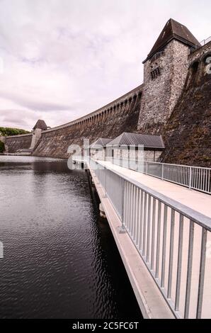 Mohnesee Westfalia Delecke European German Water Dam Stock Photo - Alamy