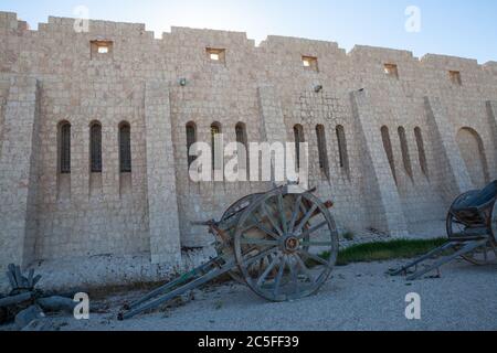 Sheikh Faisal Bin Qassim Al Thani Museum, Qatar, view in a main gallery ...
